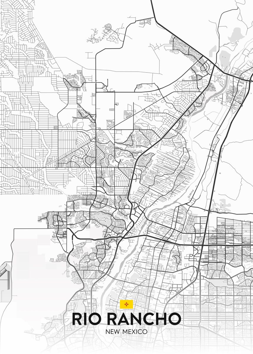 'Rio Rancho NM' Poster, picture, metal print, paint by IMR Designs ...