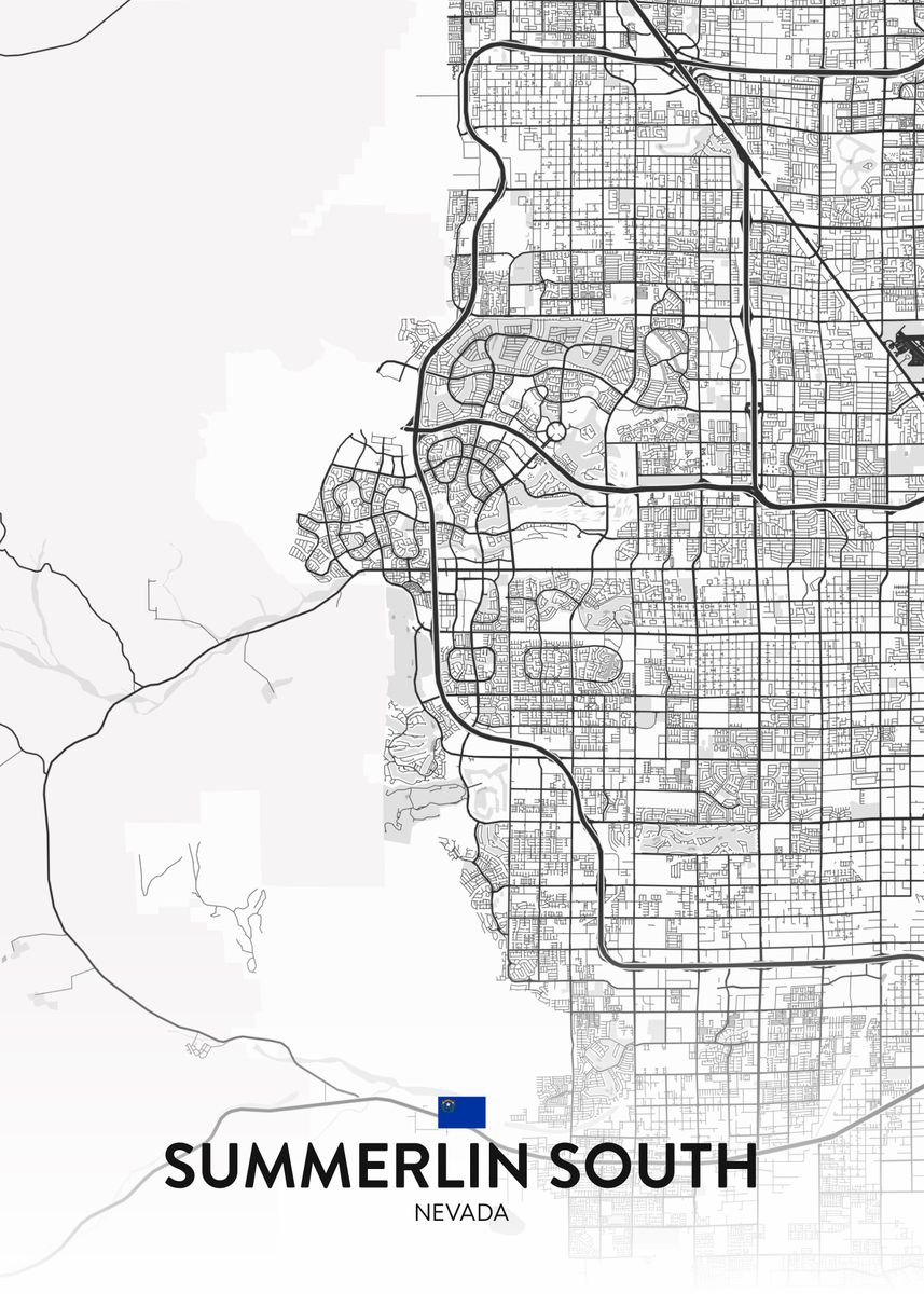 'Summerlin South NV' Poster, picture, metal print, paint by IMR Designs ...