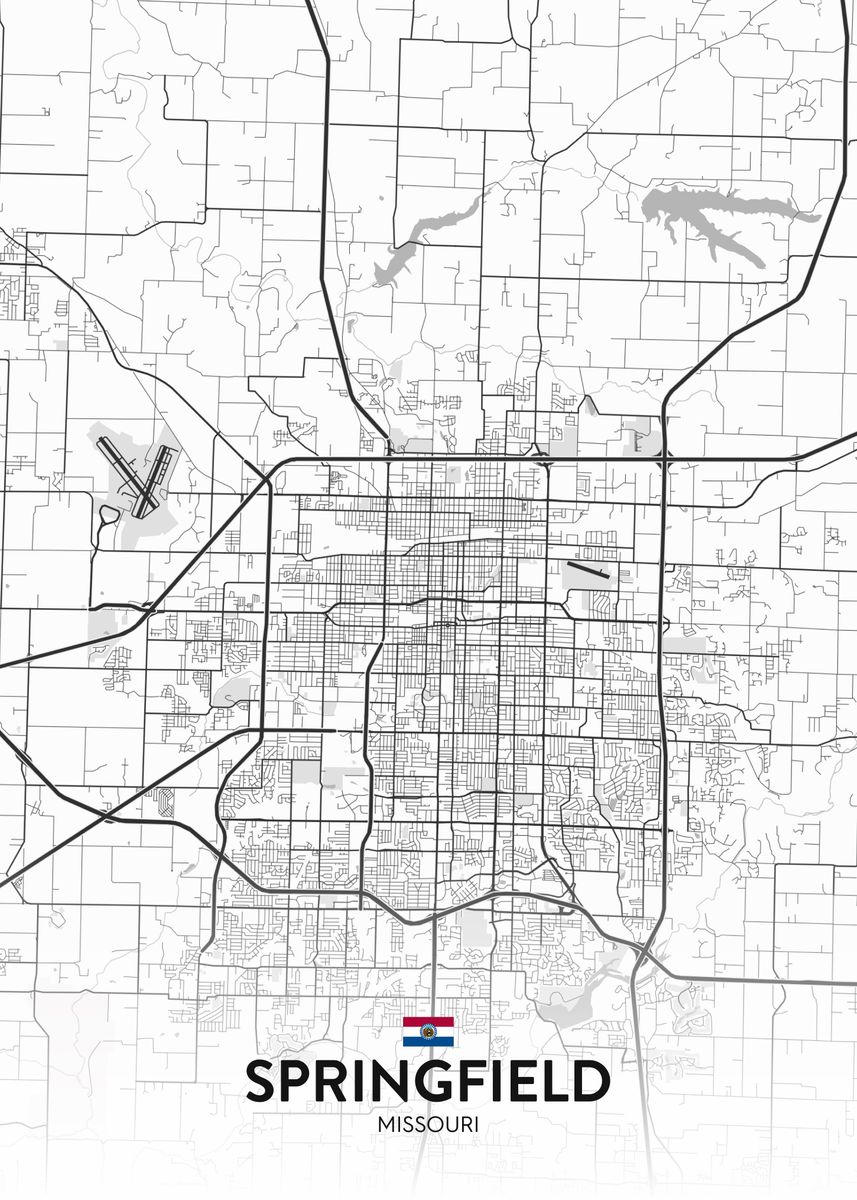 'Springfield MO' Poster by IMR Designs | Displate