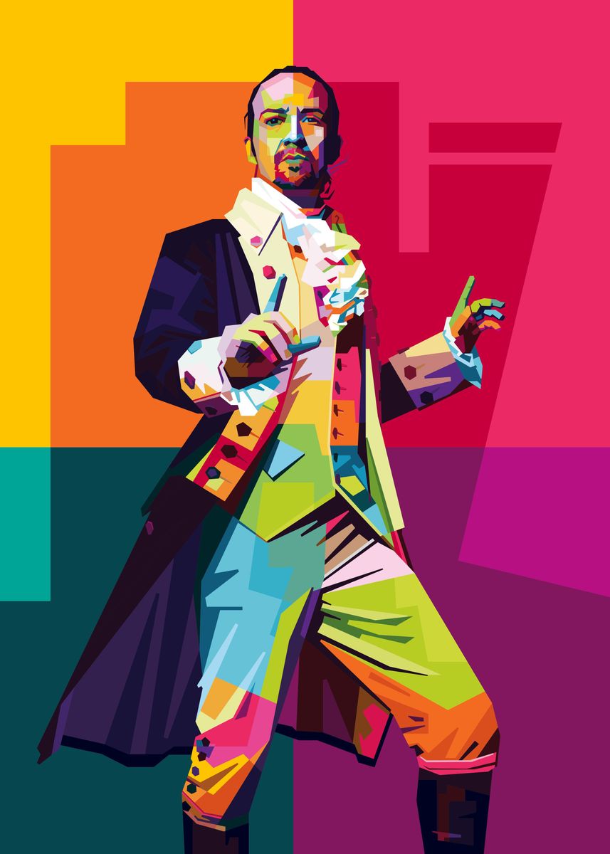 'Lin Manuel Miranda' Poster, picture, metal print, paint by Yusuf Dedi ...