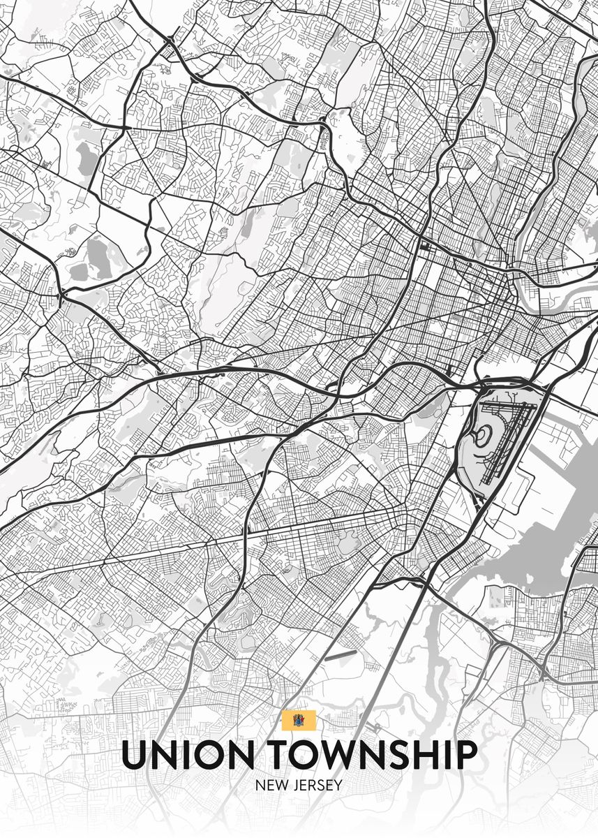 'Union Township NJ' Poster by IMR Designs | Displate