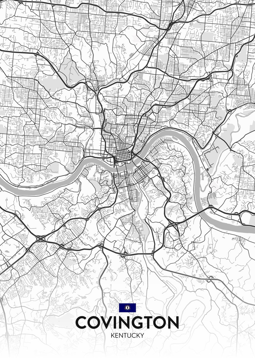 'Covington KY' Poster by IMR Designs | Displate
