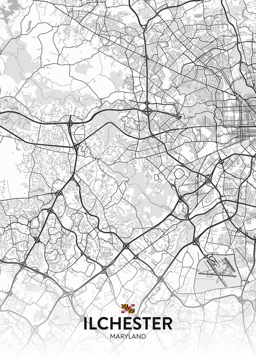 'Ilchester MD' Poster, picture, metal print, paint by IMR Designs ...