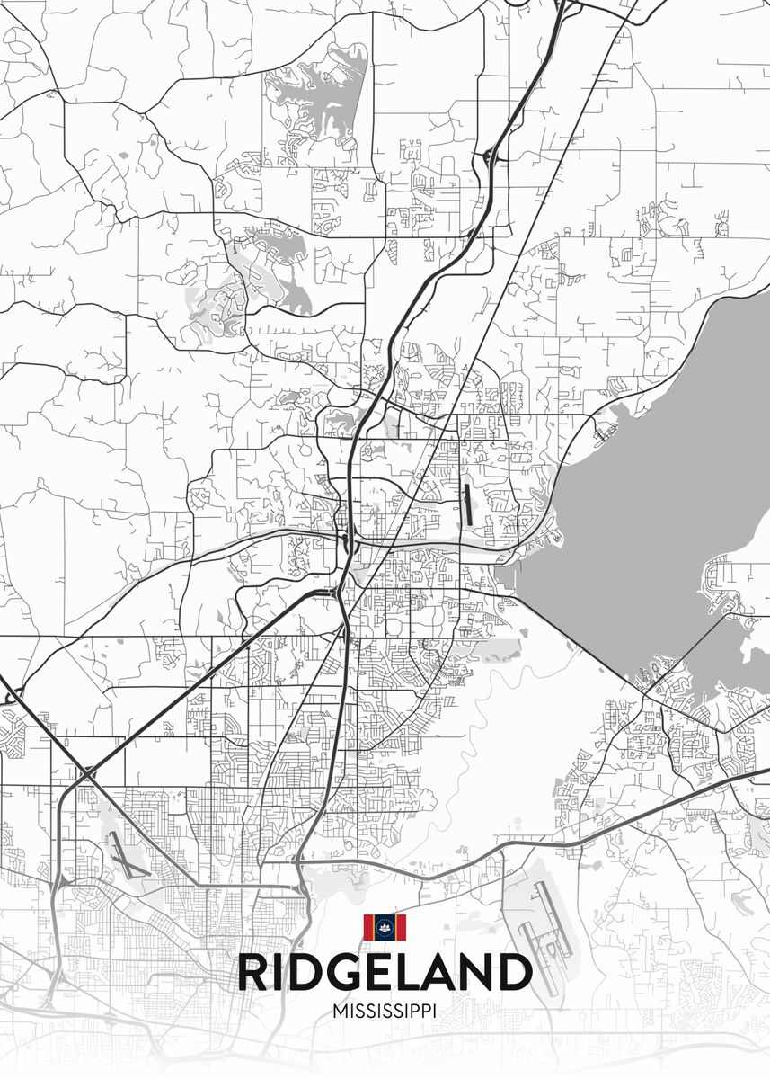 'Ridgeland MS' Poster by IMR Designs | Displate