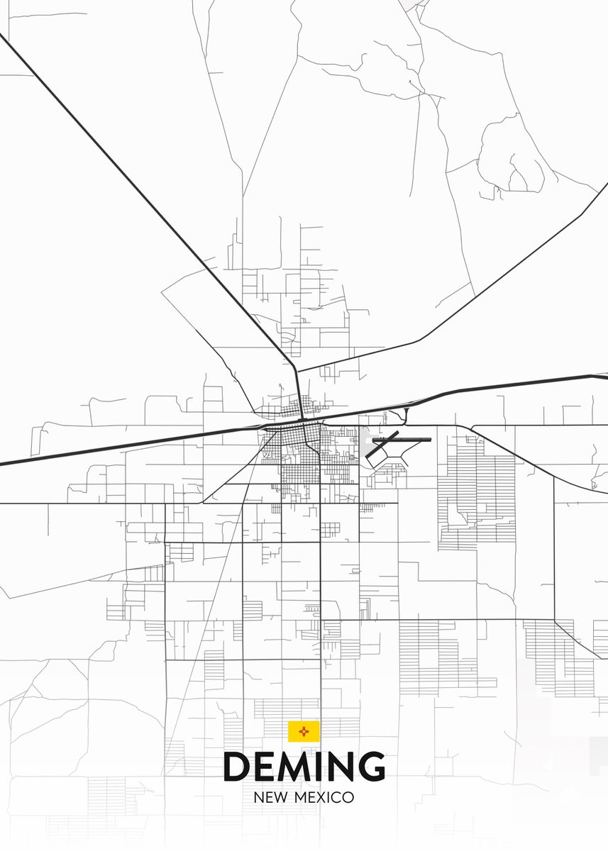 'Deming NM' Poster, picture, metal print, paint by IMR Designs | Displate