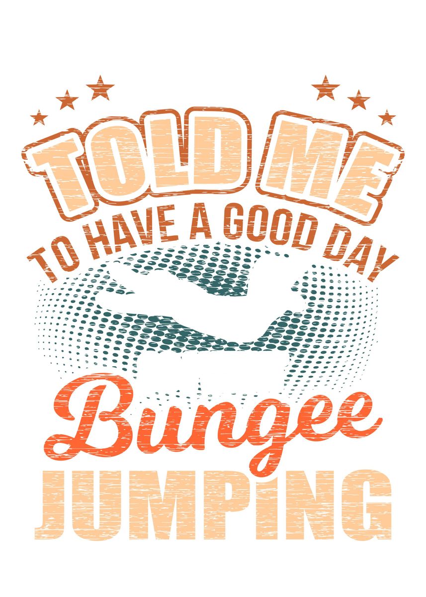 'Bungee Jumping' Poster, picture, metal print, paint by Hexor | Displate