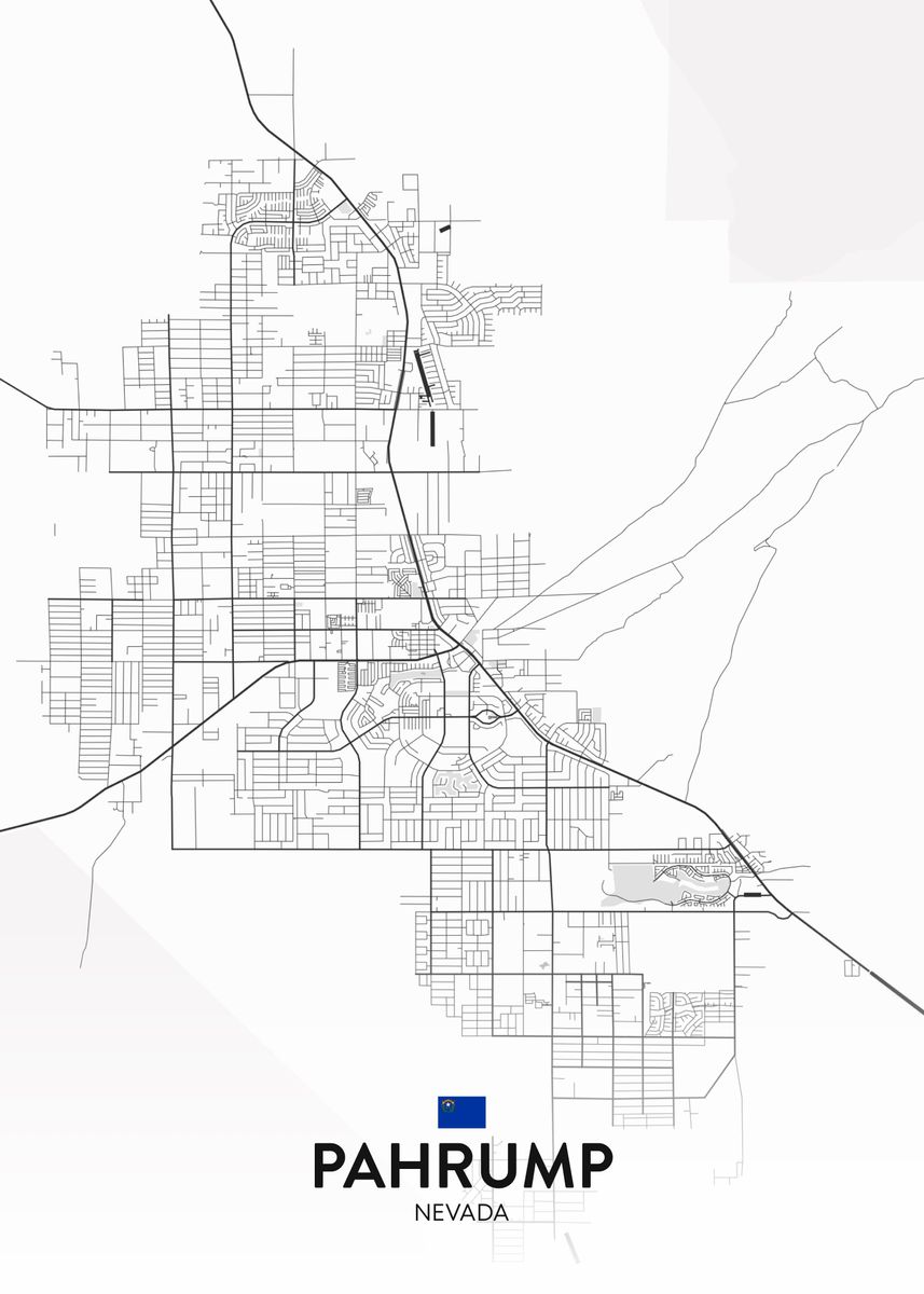 'Pahrump NV' Poster, picture, metal print, paint by IMR Designs | Displate
