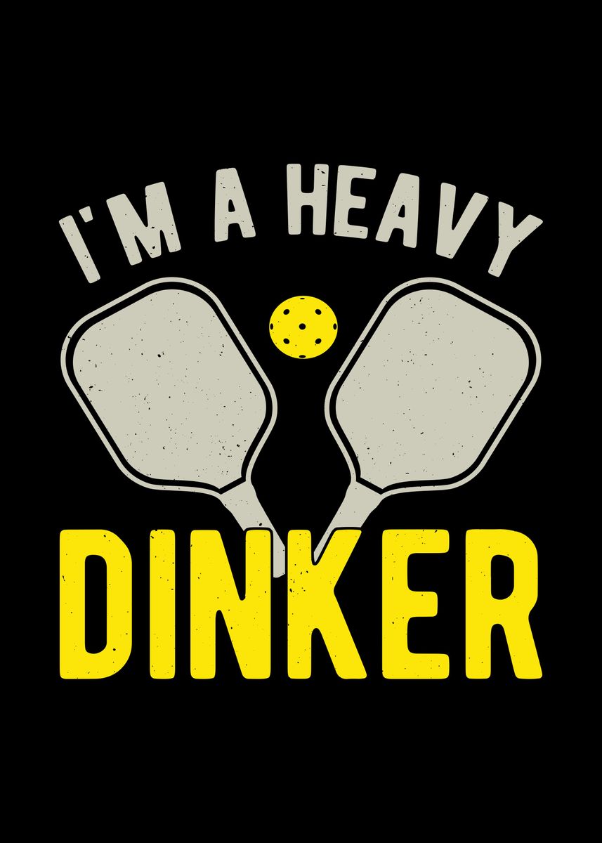 'Pickleball Funny Quote' Poster, picture, metal print, paint by Visualz ...