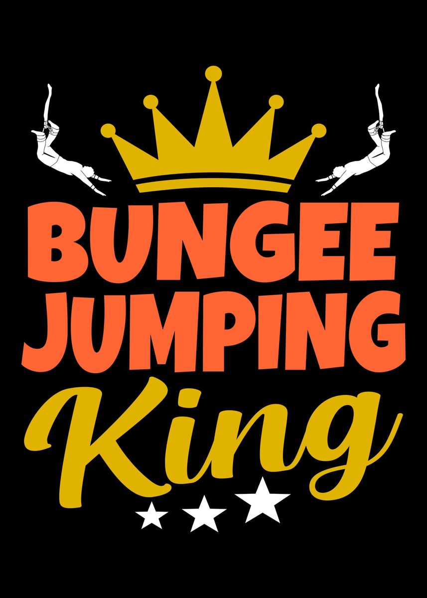 'Bungee Jumping' Poster, picture, metal print, paint by Hexor | Displate