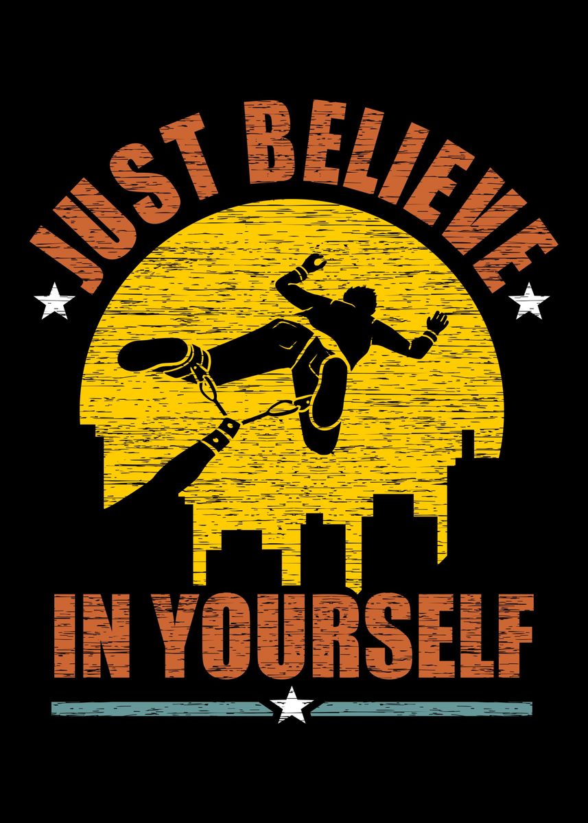 'Bungee Jumping' Poster, picture, metal print, paint by Hexor | Displate