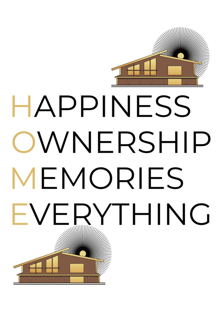 'Happiness Ownership' Poster, picture, metal print, paint by schmidde ...