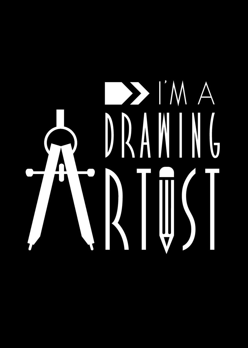 'Drawing Artist' Poster by dr3designs | Displate