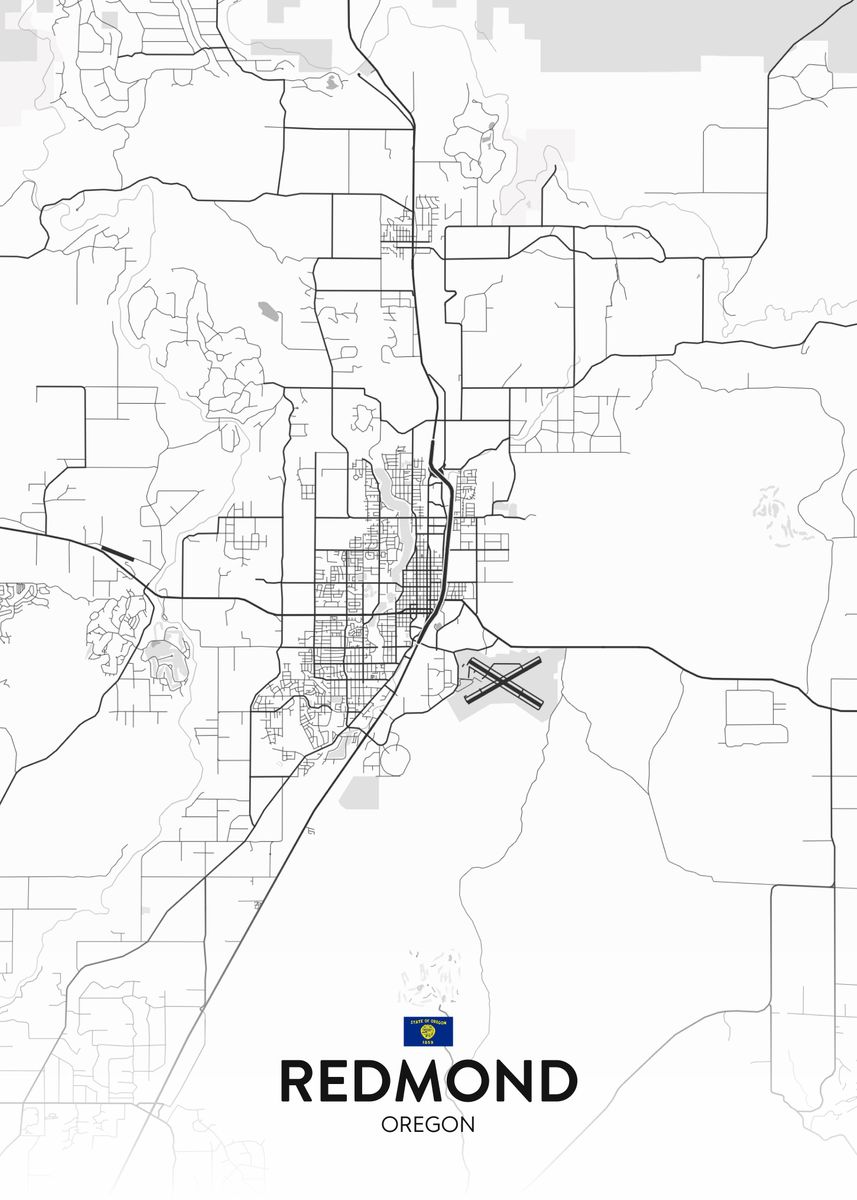 'Redmond OR' Poster by IMR Designs | Displate