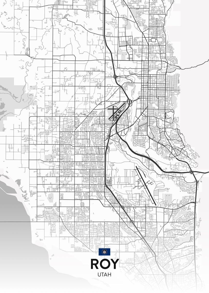 'Roy UT' Poster, picture, metal print, paint by IMR Designs | Displate