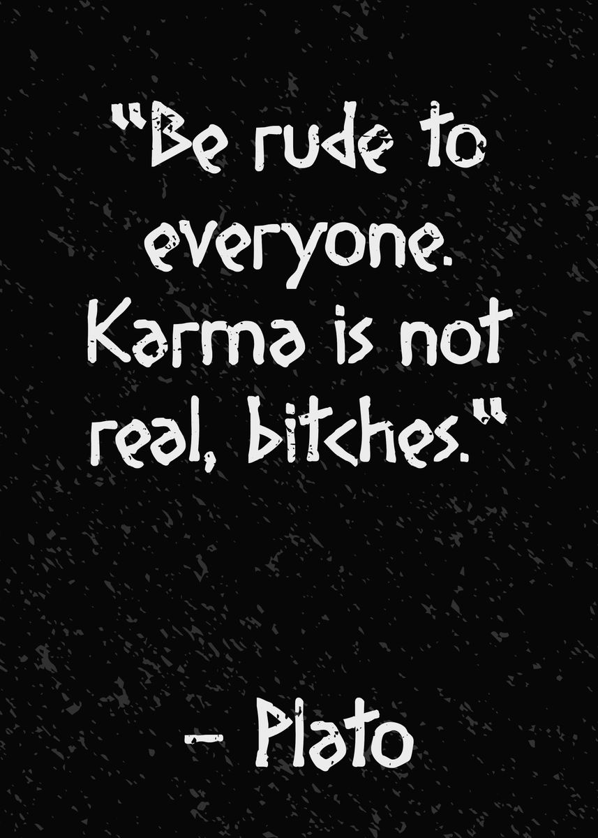 'Plato Satire Quote cynical' Poster by Oliver Herlemann | Displate