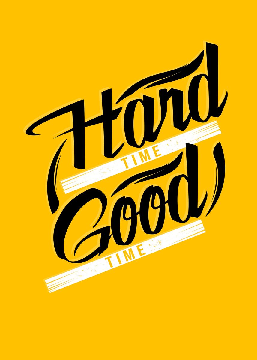 'Hard time vol02' Poster, picture, metal print, paint by Coldbrew ...