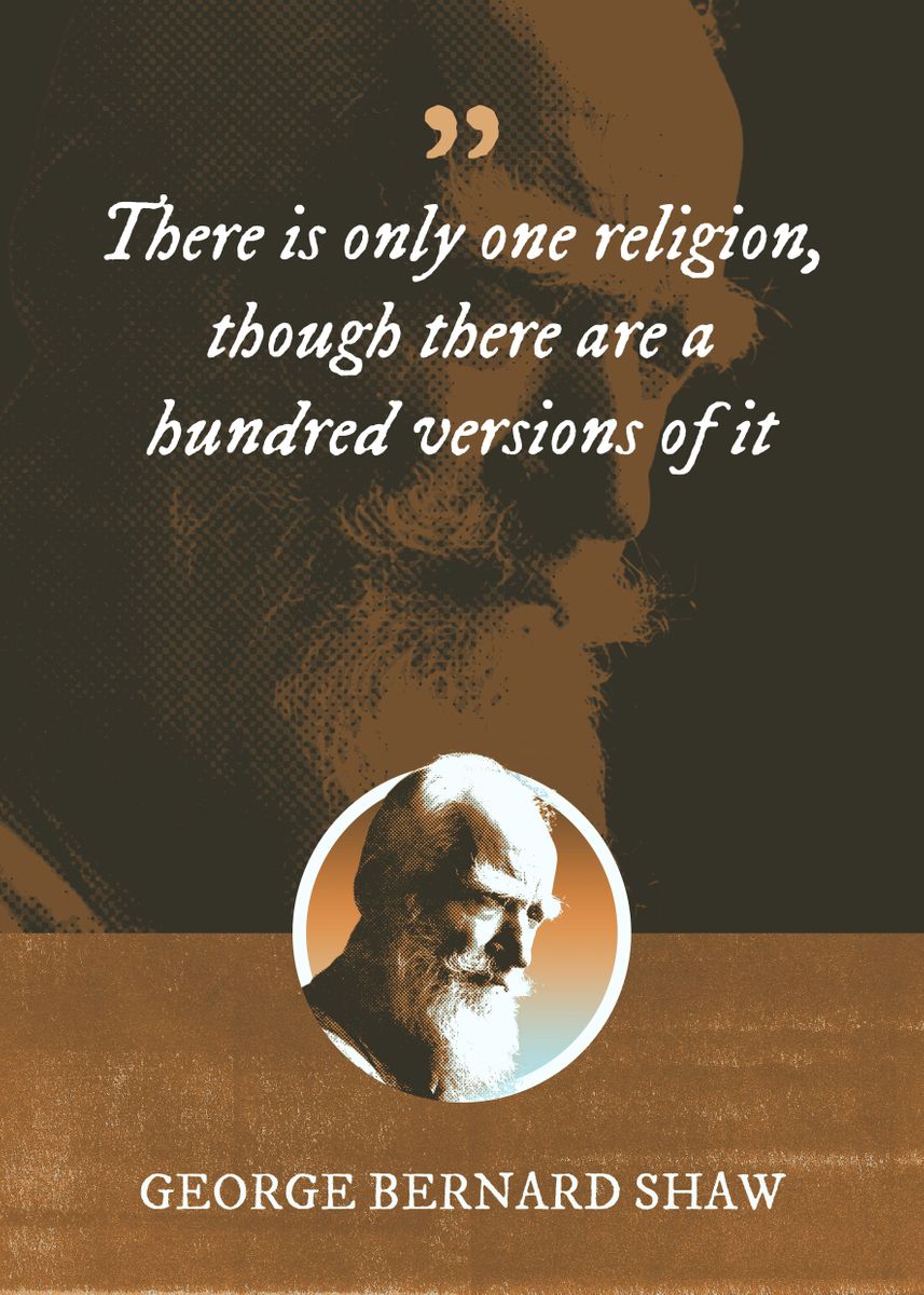 'There is only one religion' Poster by Syahrasi | Displate