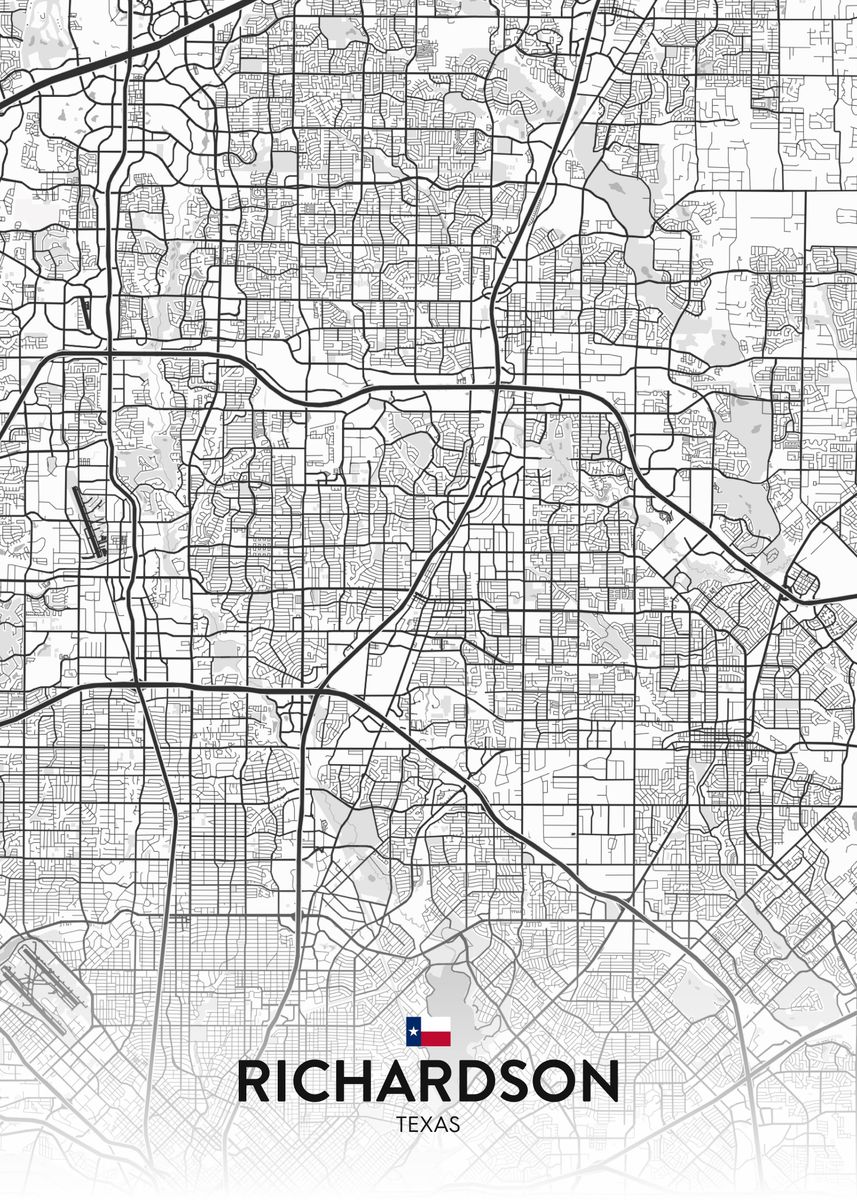 'Richardson TX' Poster by IMR Designs | Displate