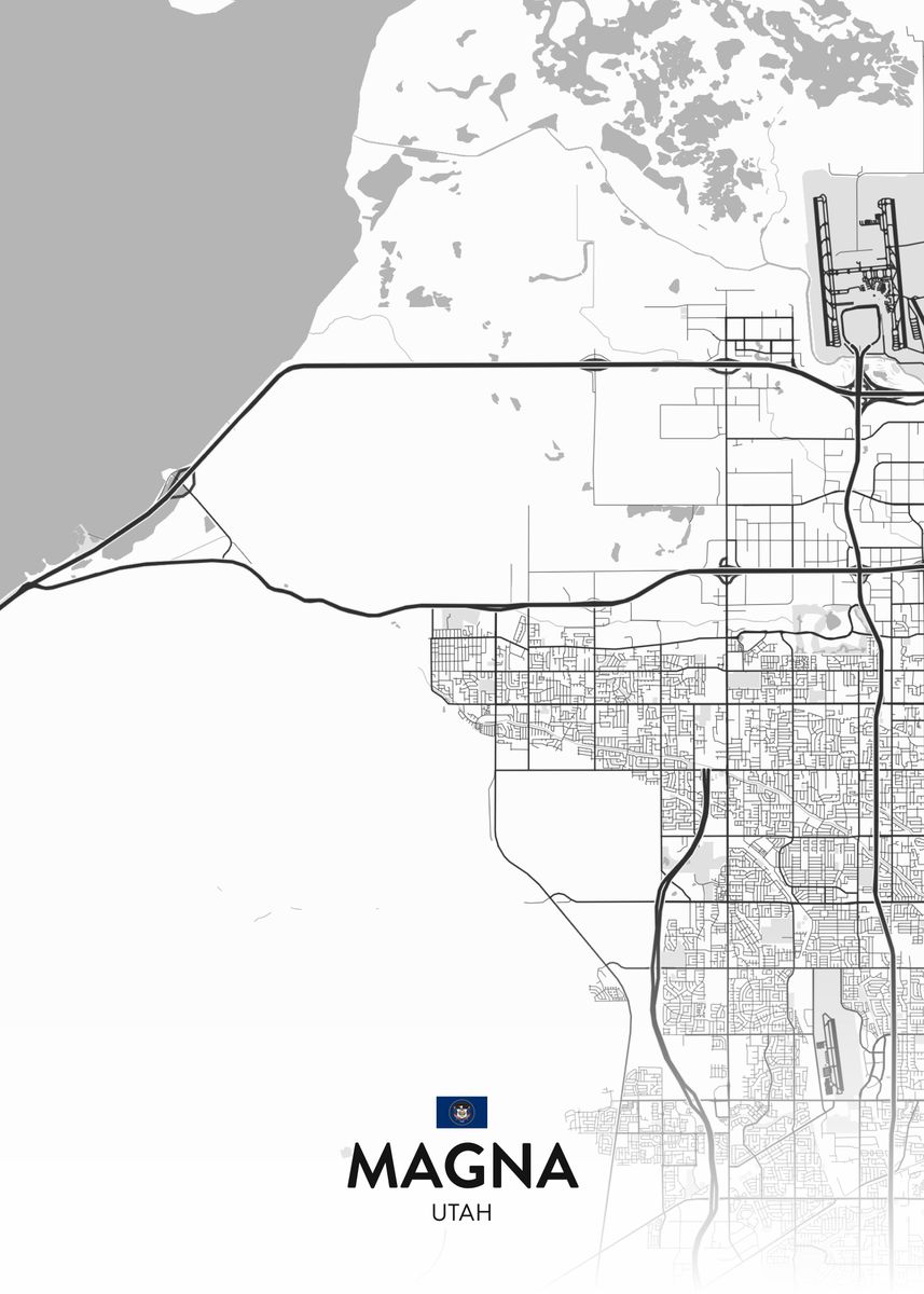 'Magna UT' Poster, picture, metal print, paint by IMR Designs | Displate