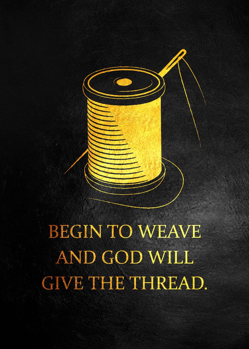 'German Proverb' Poster, picture, metal print, paint by ABConcepts ...