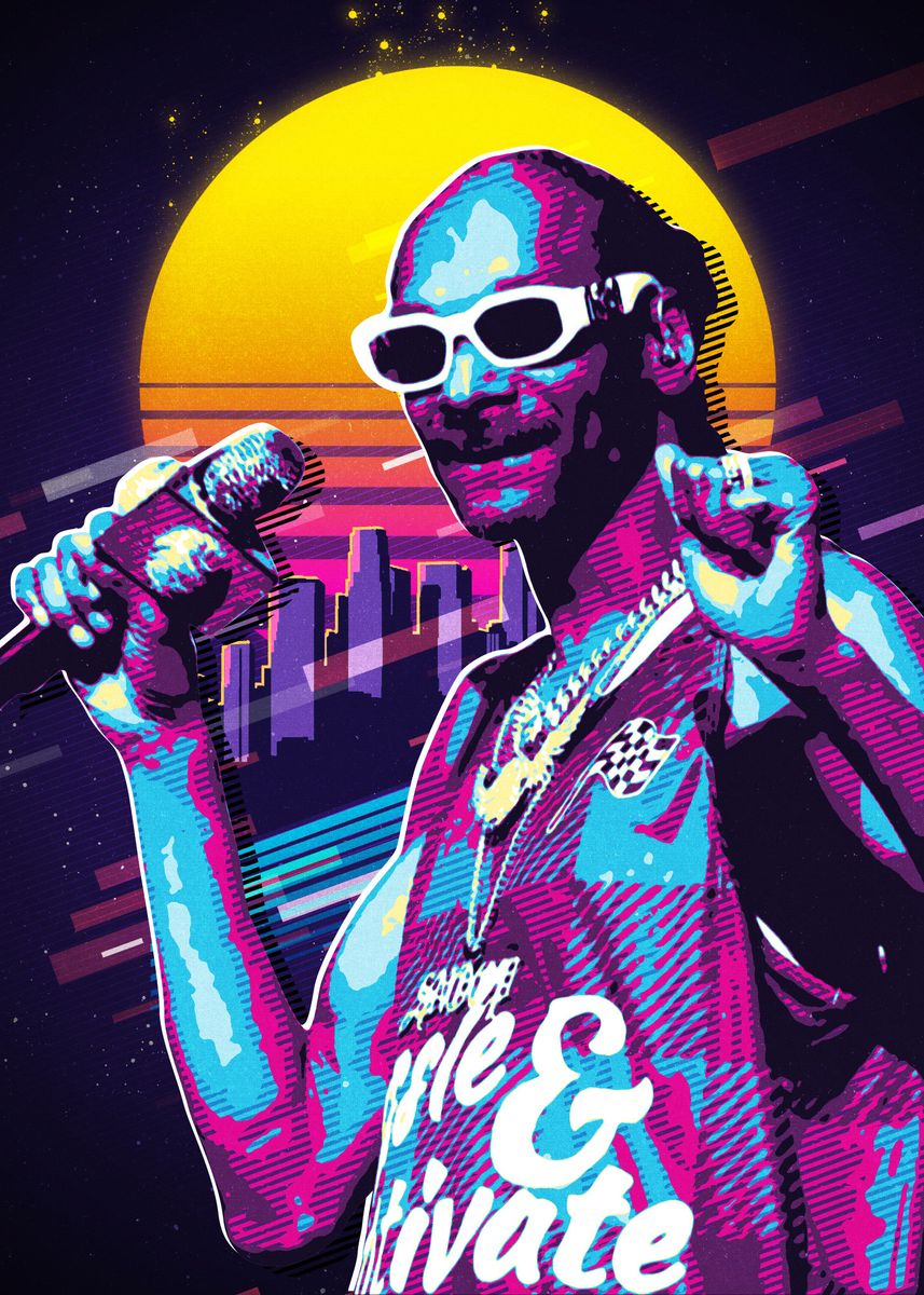 'Snoop Dogg' Poster, picture, metal print, paint by Creative Poster ...