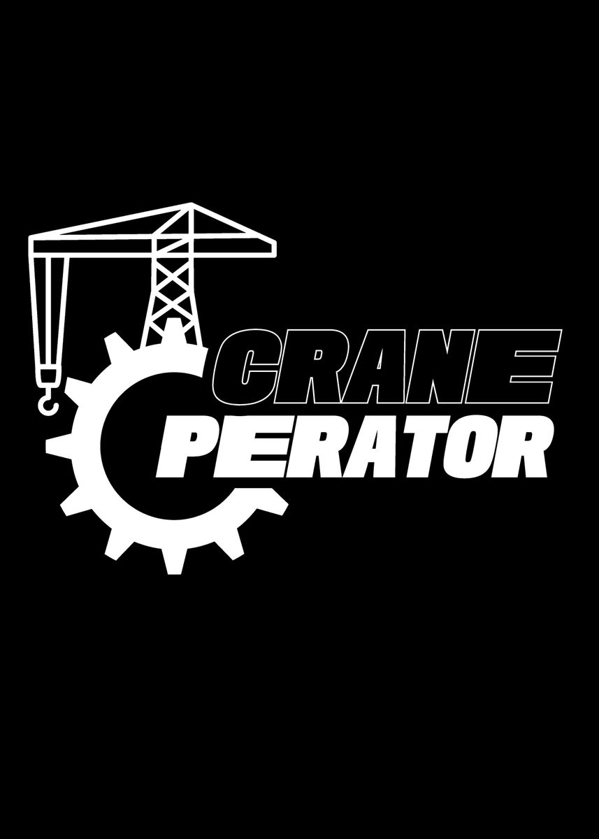 'Crane Operator' Poster, picture, metal print, paint by dr3designs ...
