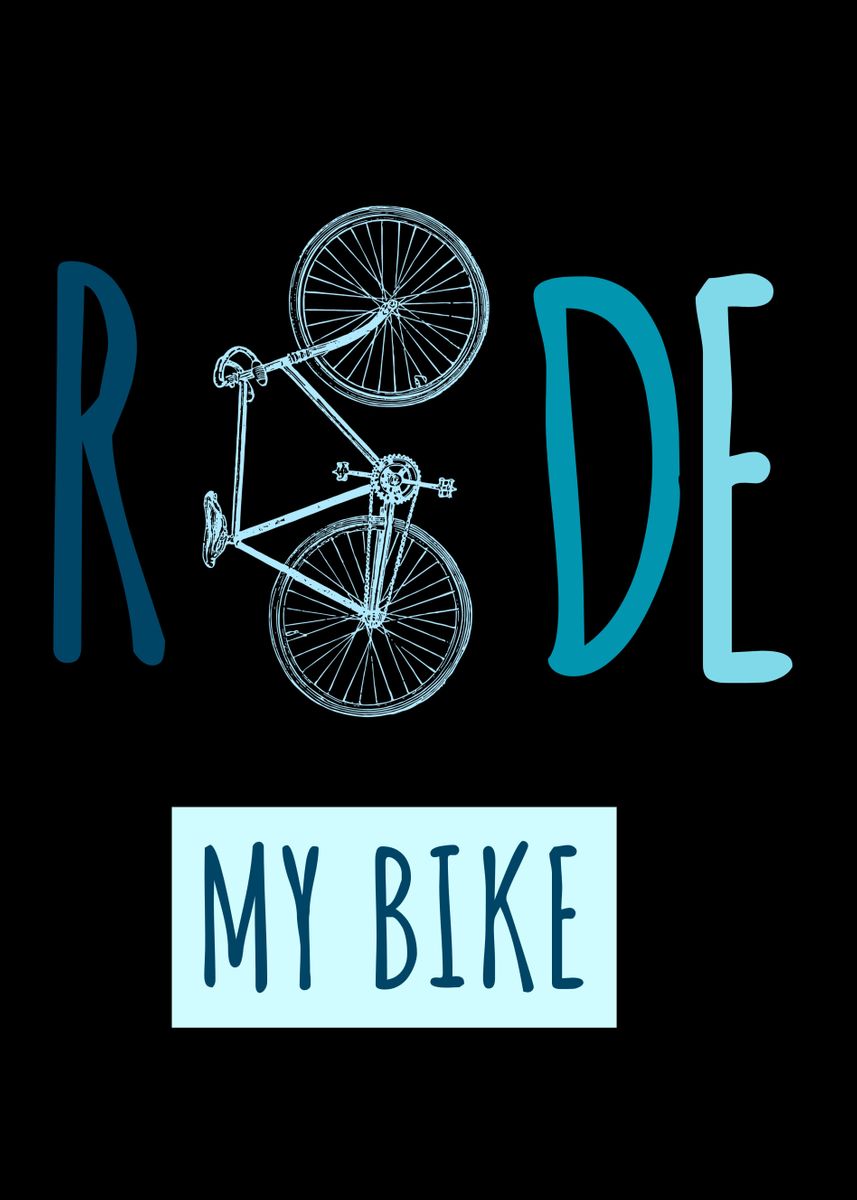 'Ride a Bike Cycling Tour' Poster by SCHNUandME | Displate
