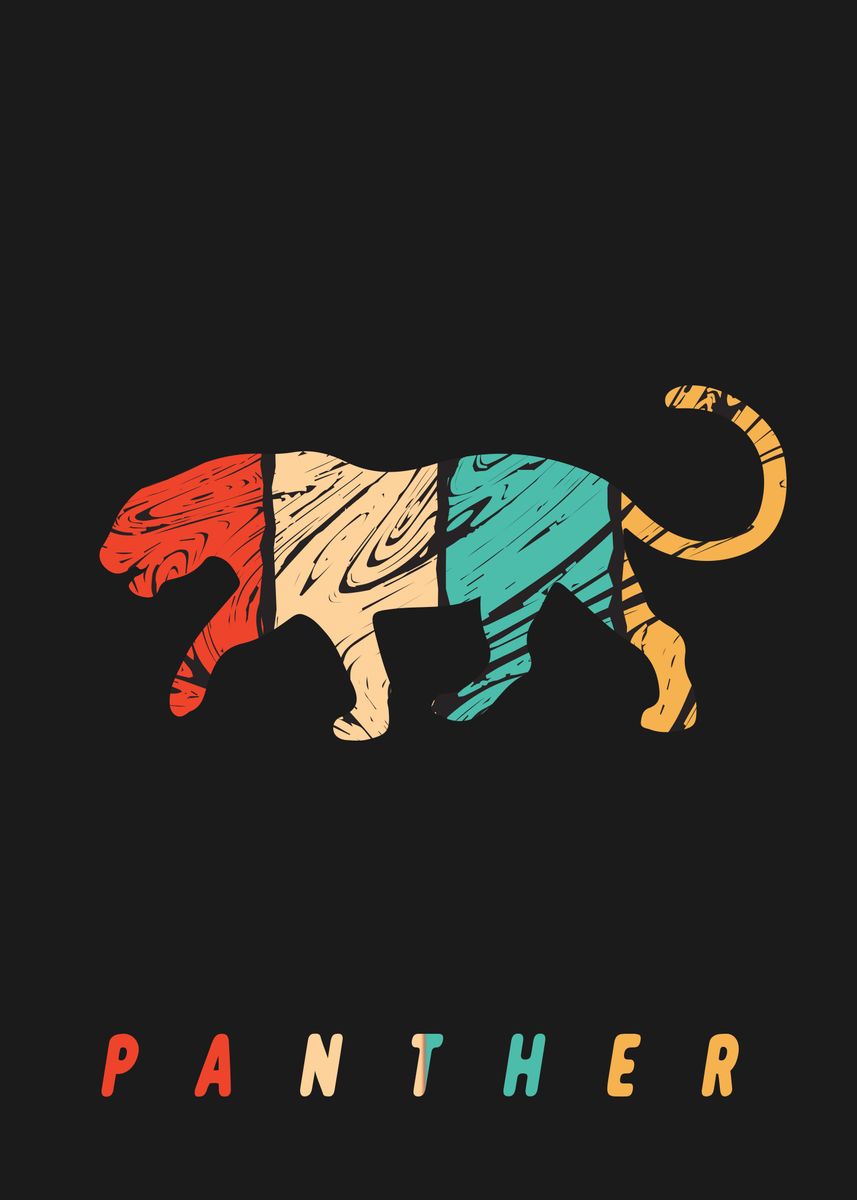 'Panther ' Poster by Cosima | Displate