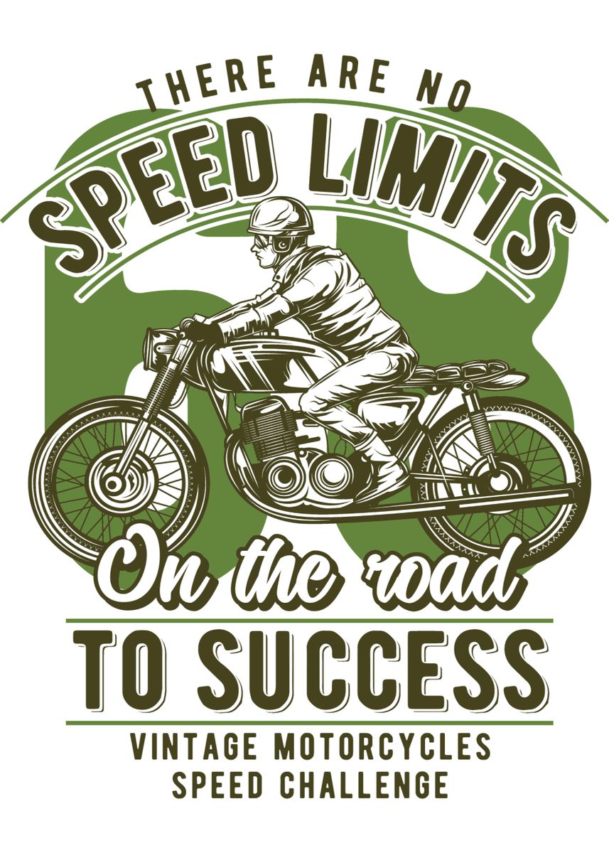 'Motorcycle 3' Poster, picture, metal print, paint by thetshirtshop2020 ...