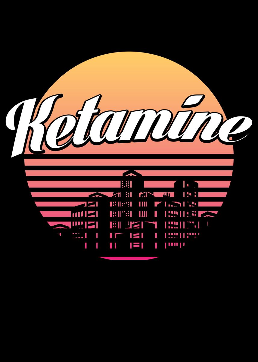 'Ketamine Drug Rave Gift' Poster, picture, metal print, paint by TW ...