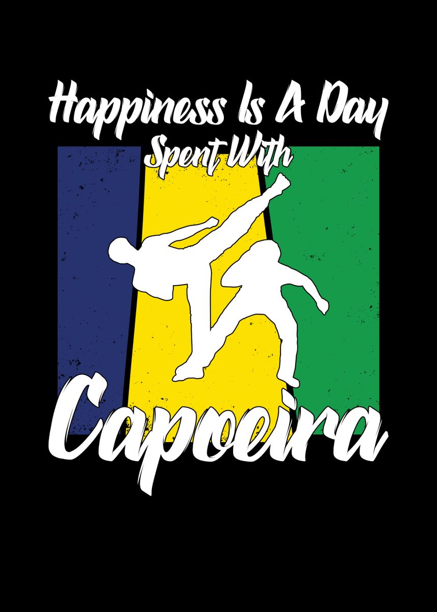 'a day spent with Capoeira' Poster, picture, metal print, paint by ...