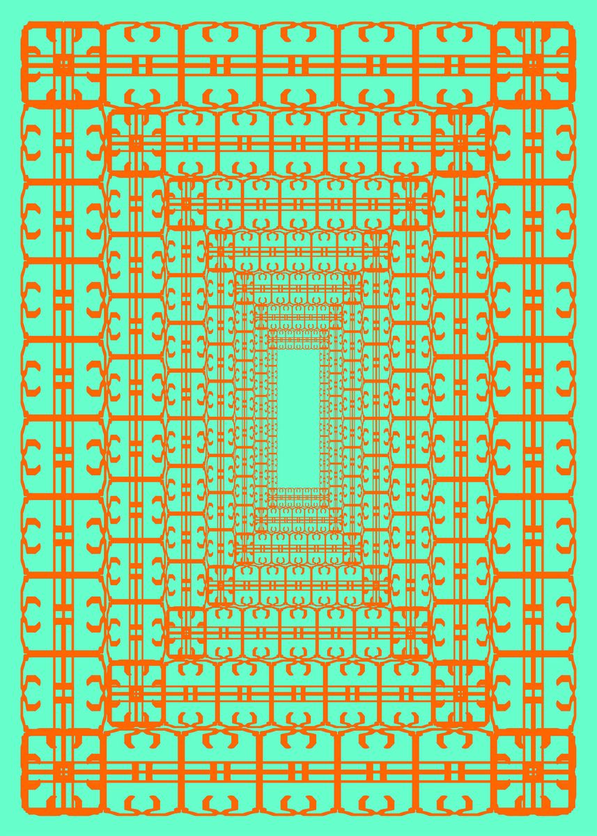 'Designer Vortex 77' Poster, picture, metal print, paint by Ferhan ...