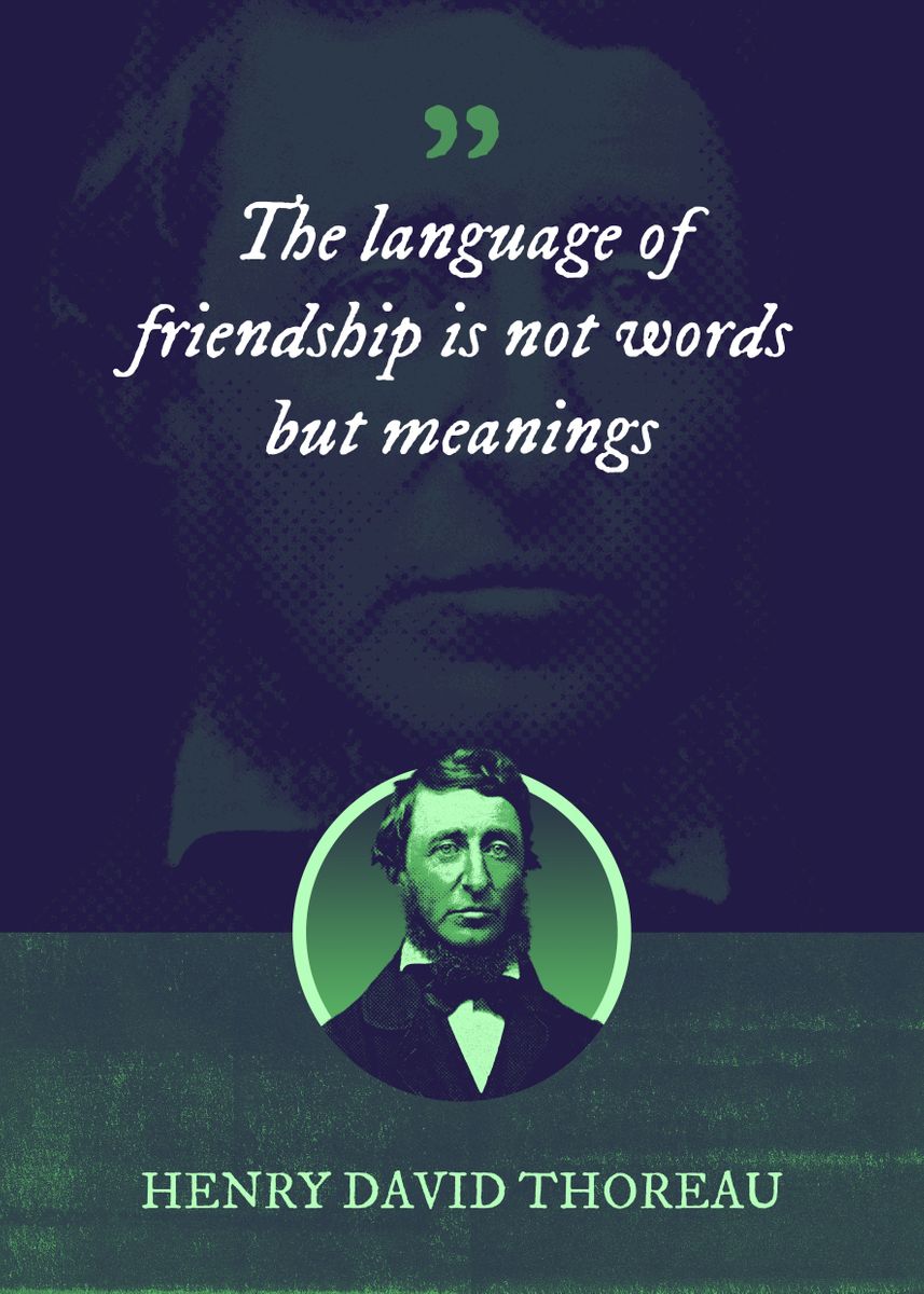 'The language of friendship' Poster by Syahrasi | Displate