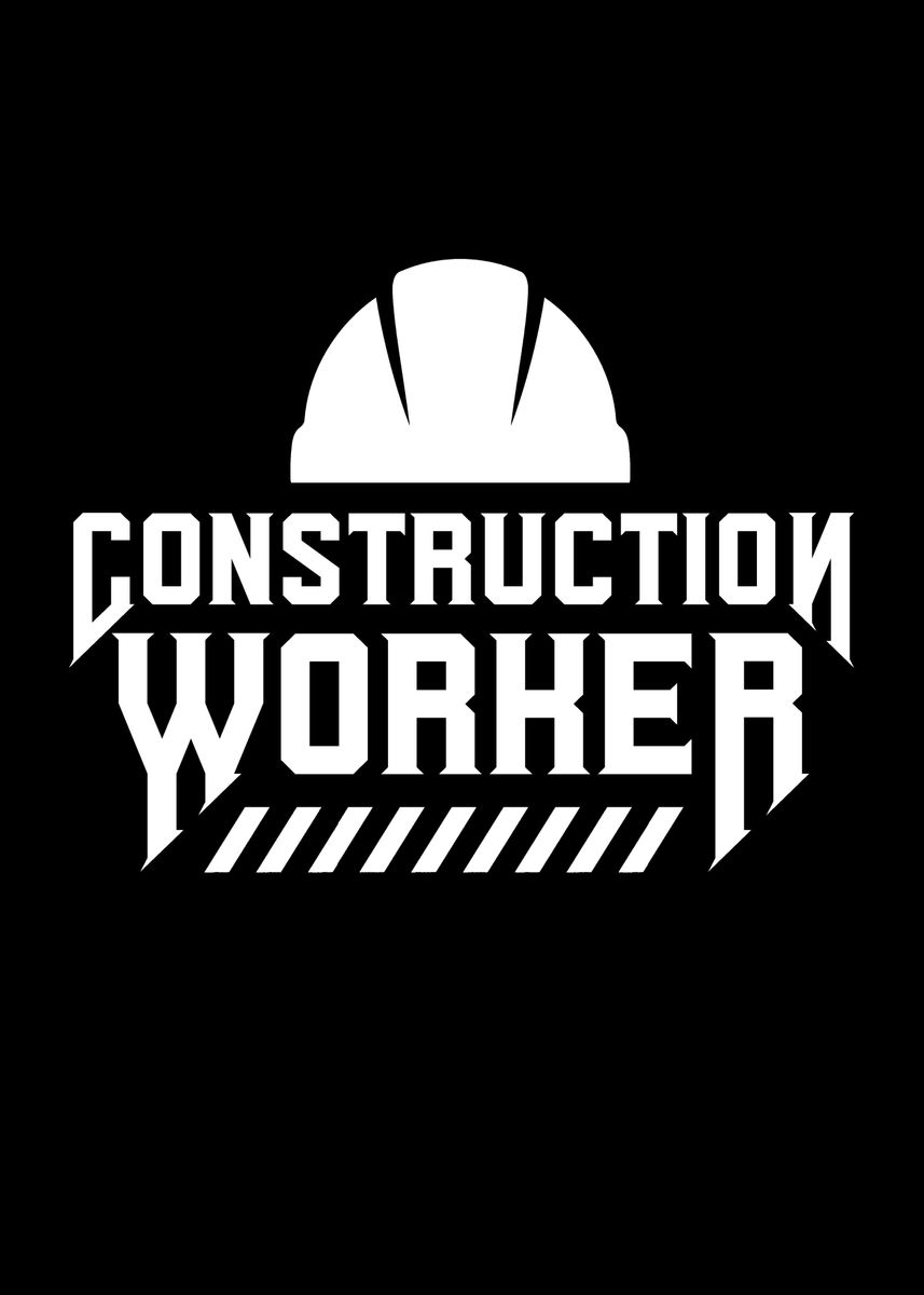 'Construction Worker' Poster, picture, metal print, paint by dr3designs ...
