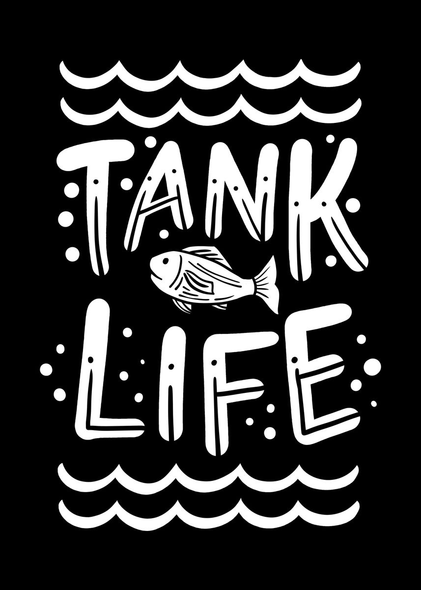 'Aquarium Fish Tank' Poster, picture, metal print, paint by Mealla ...