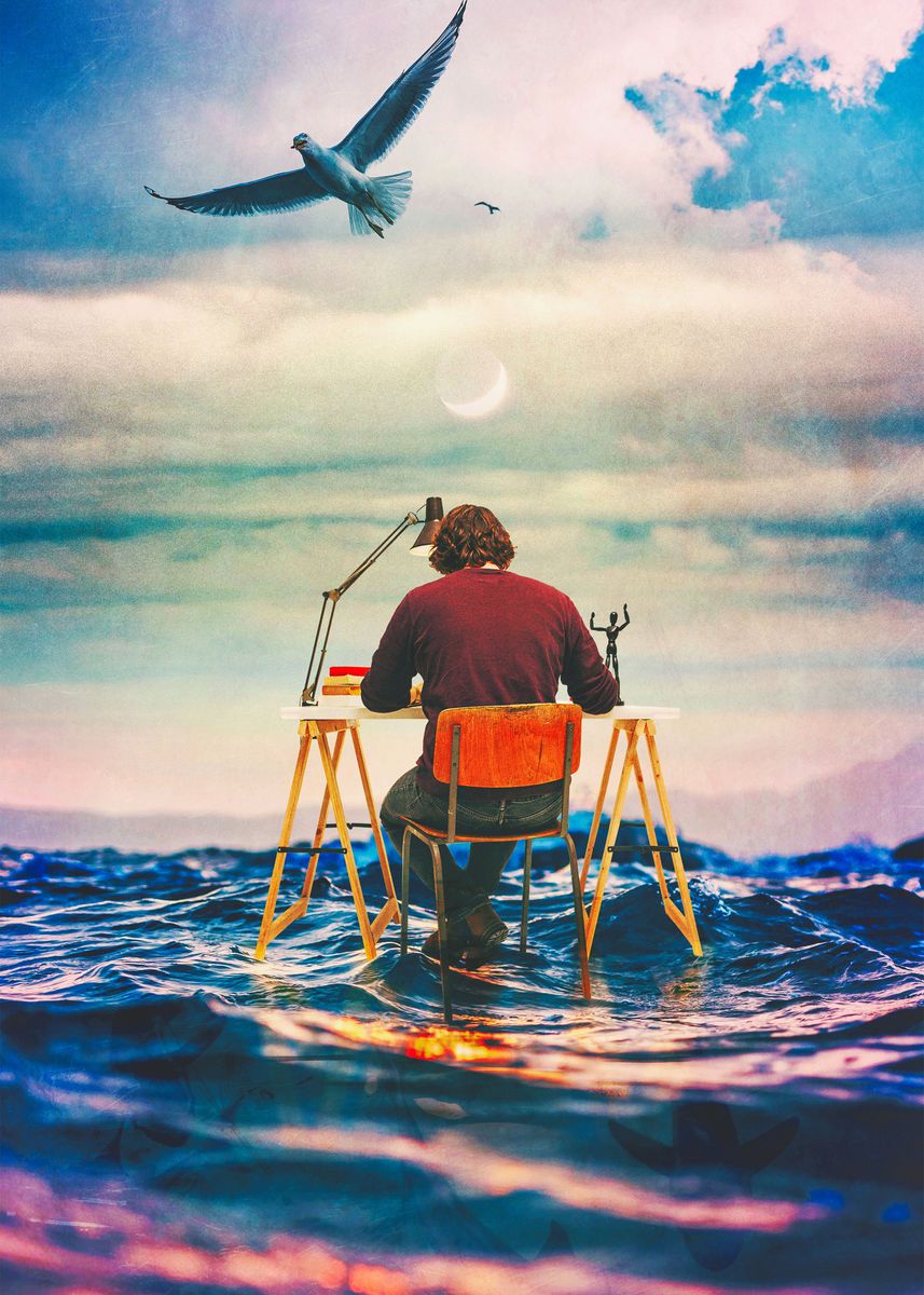 'The Creative Process' Poster by seam less | Displate