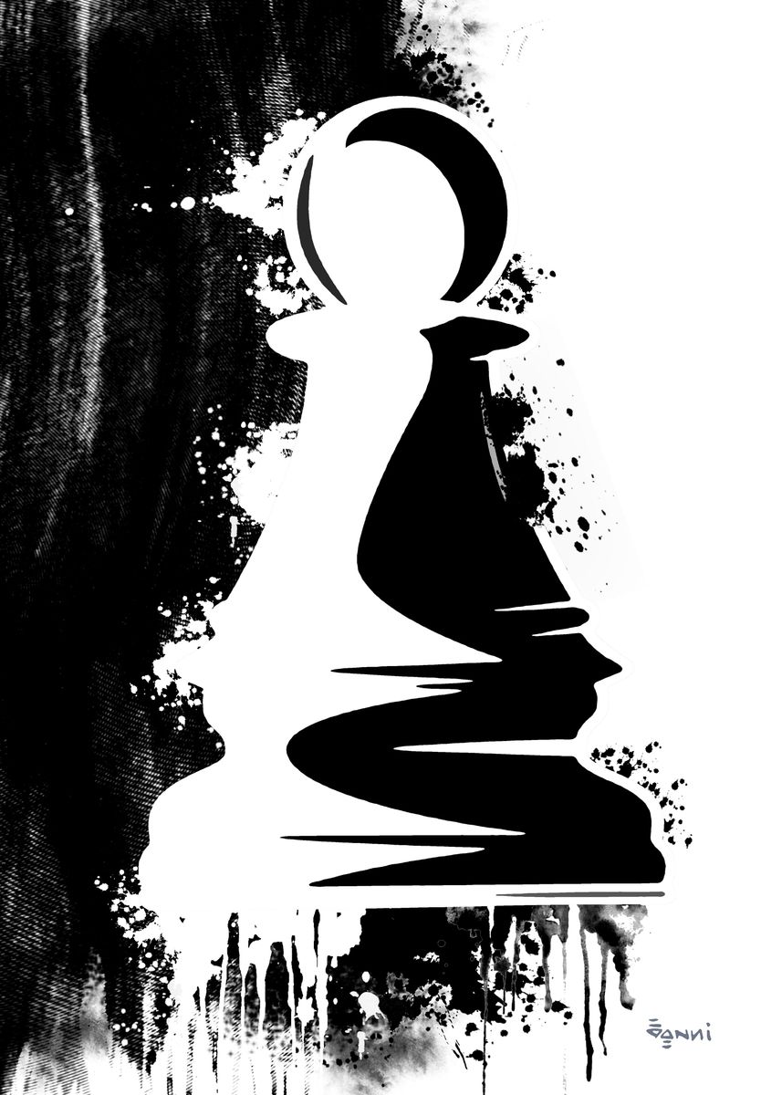 'CHESS PAWN DUO' Poster, picture, metal print, paint by Rodolfo Rodox ...