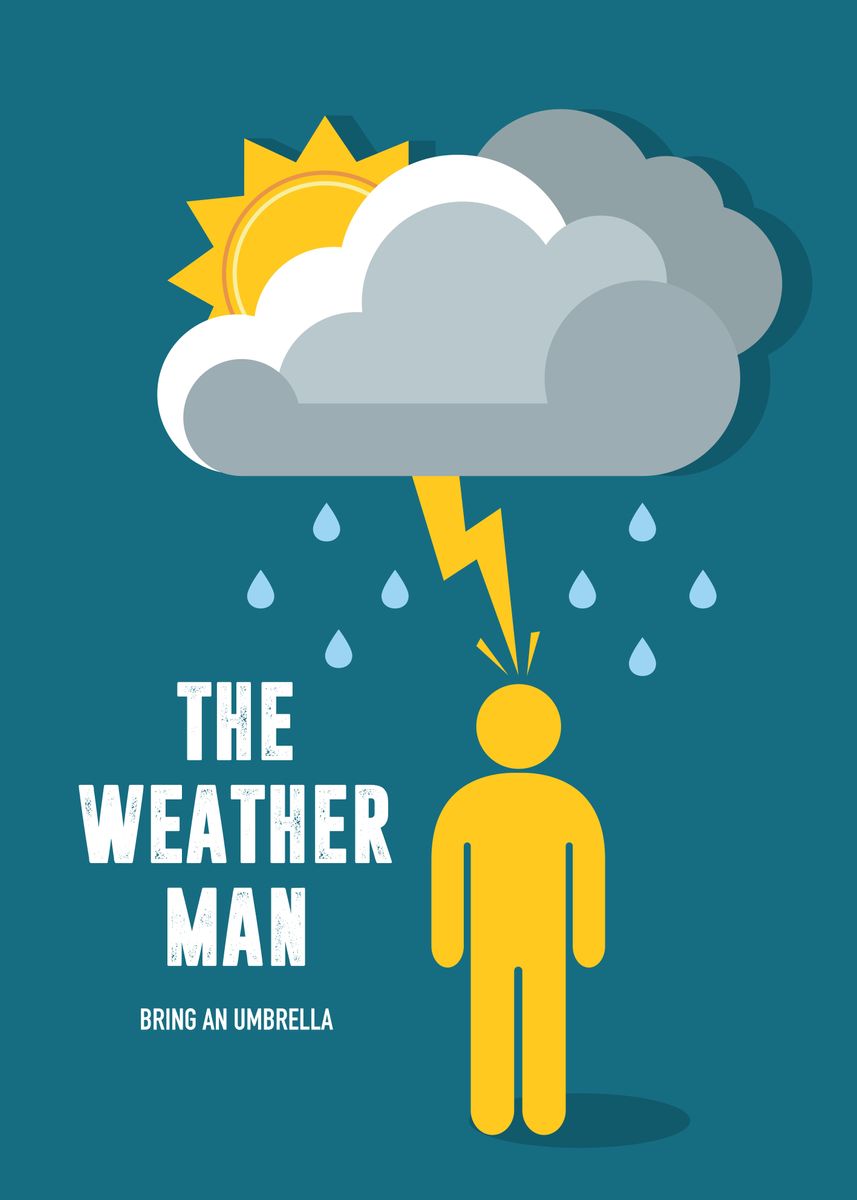 'The Weather Man' Poster, picture, metal print, paint by Movie Poster ...