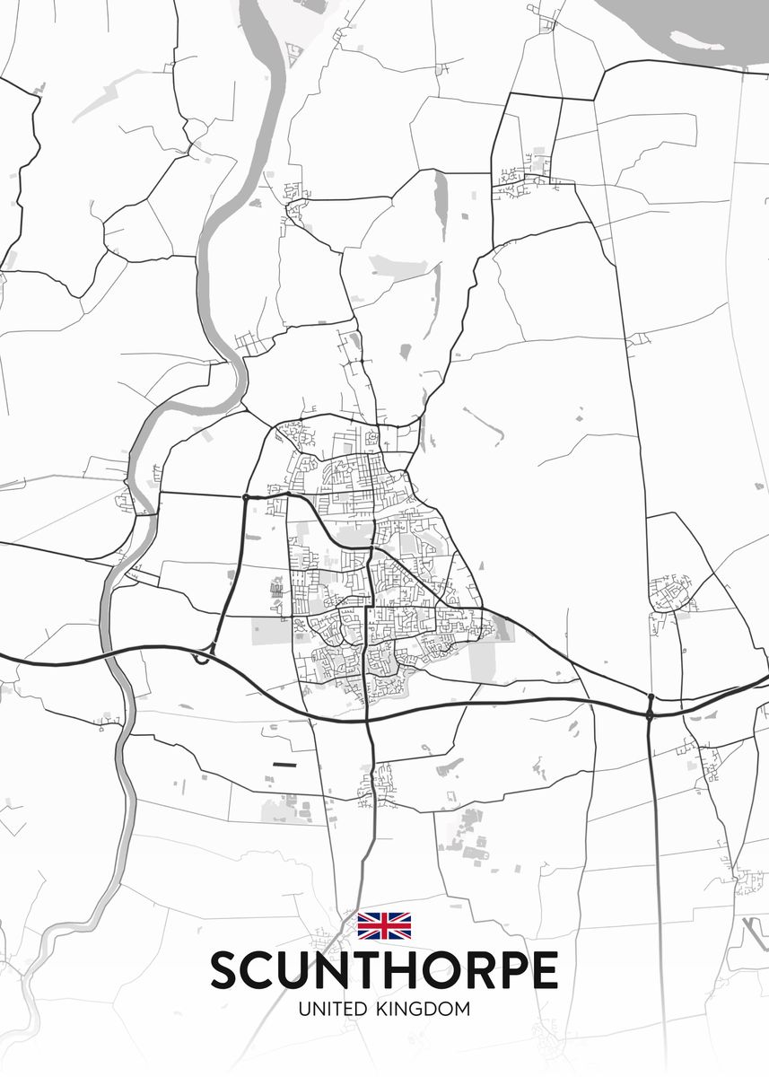 'Scunthorpe UK' Poster by IMR Designs | Displate