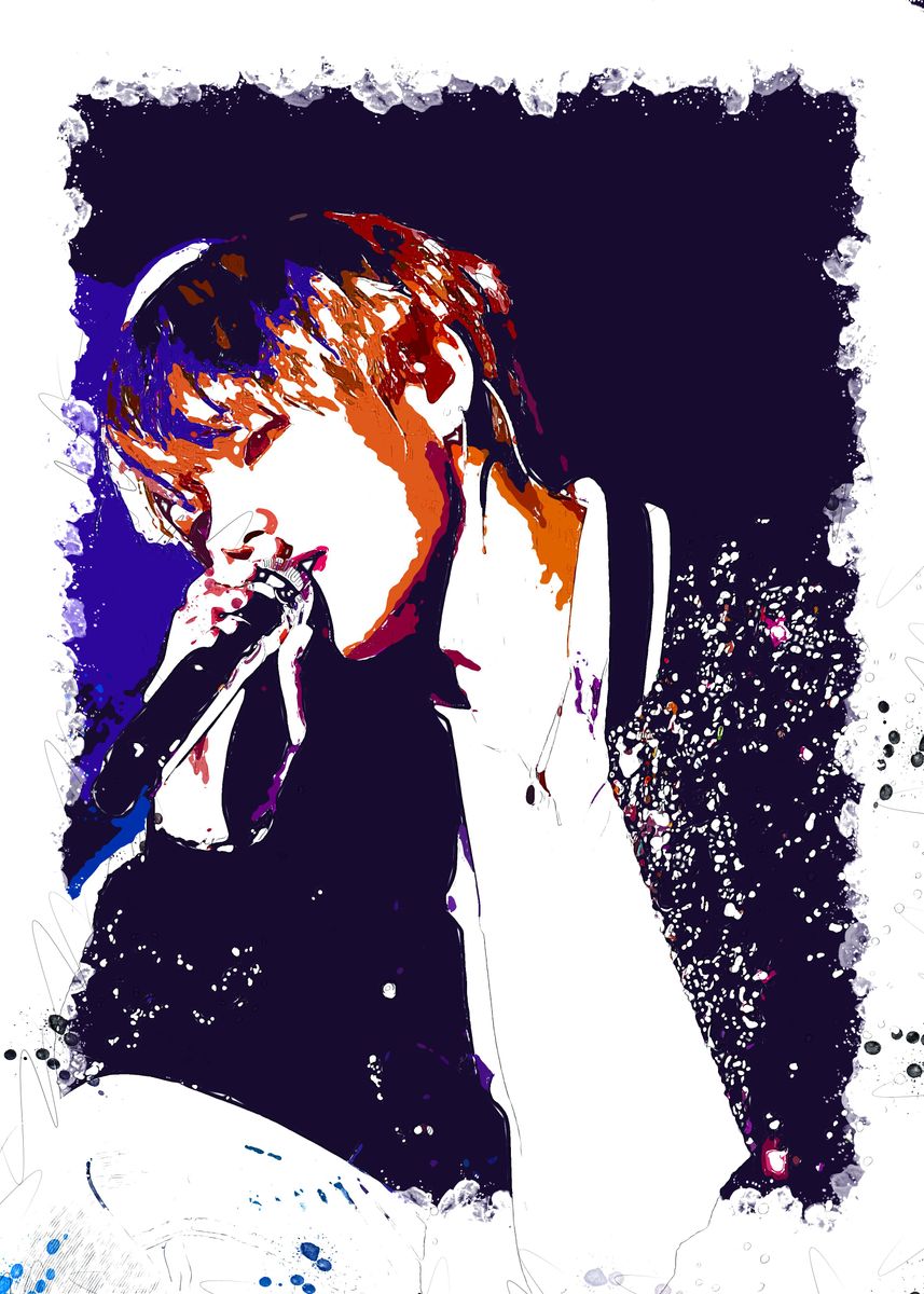 'BTS Kim Taehyung' Poster by Oregame Studio | Displate