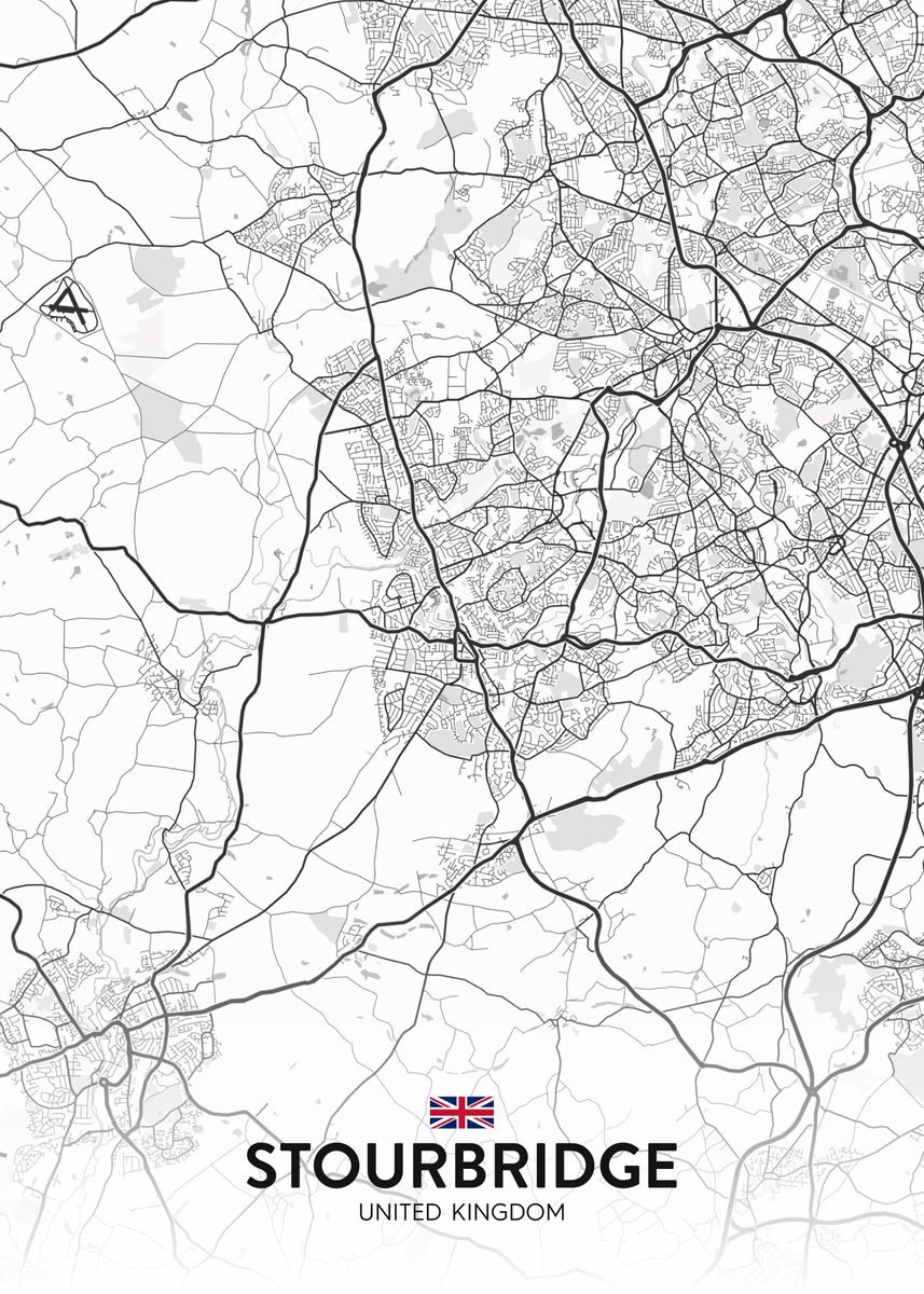 'Stourbridge UK' Poster by IMR Designs | Displate