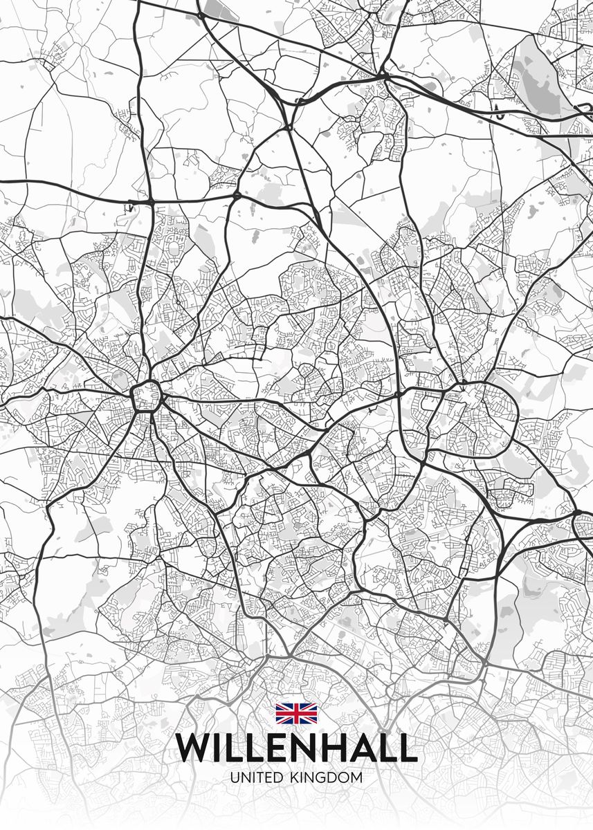 'Willenhall UK' Poster by IMR Designs | Displate