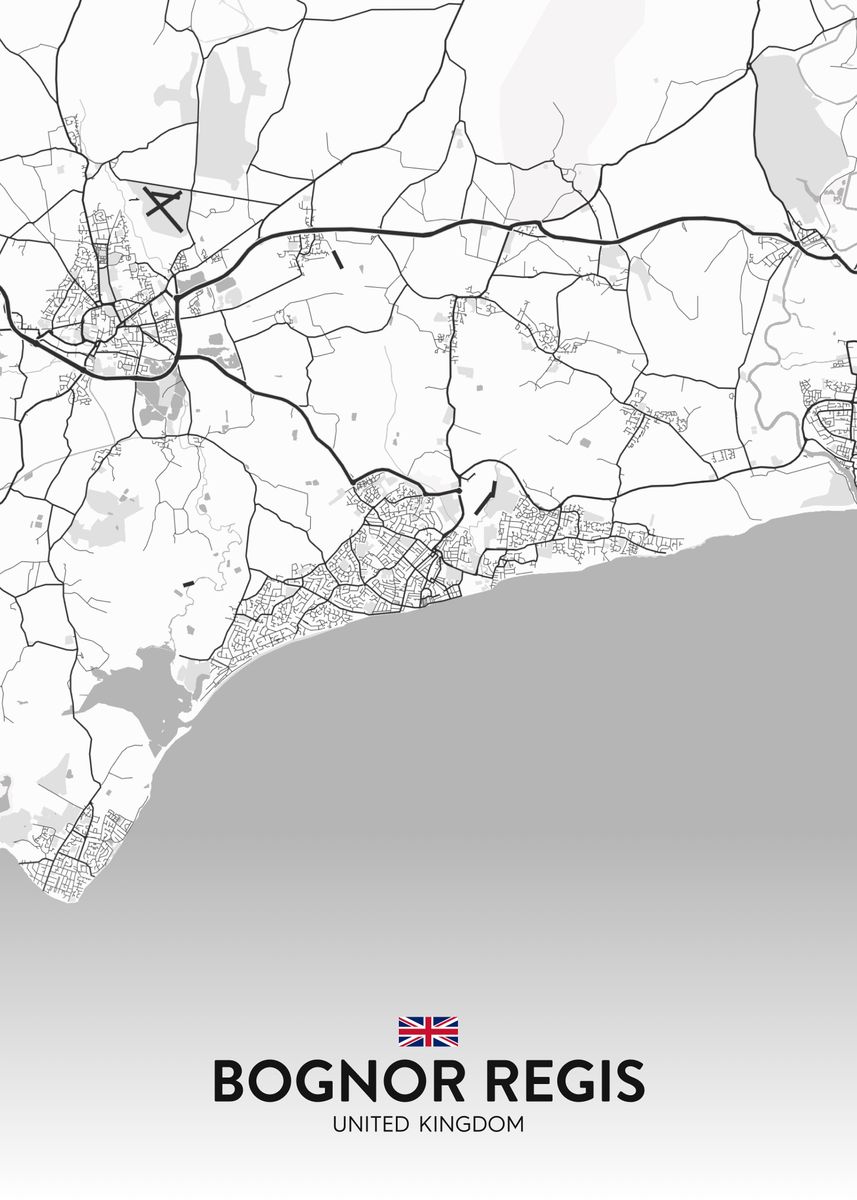 'Bognor Regis UK' Poster by IMR Designs | Displate