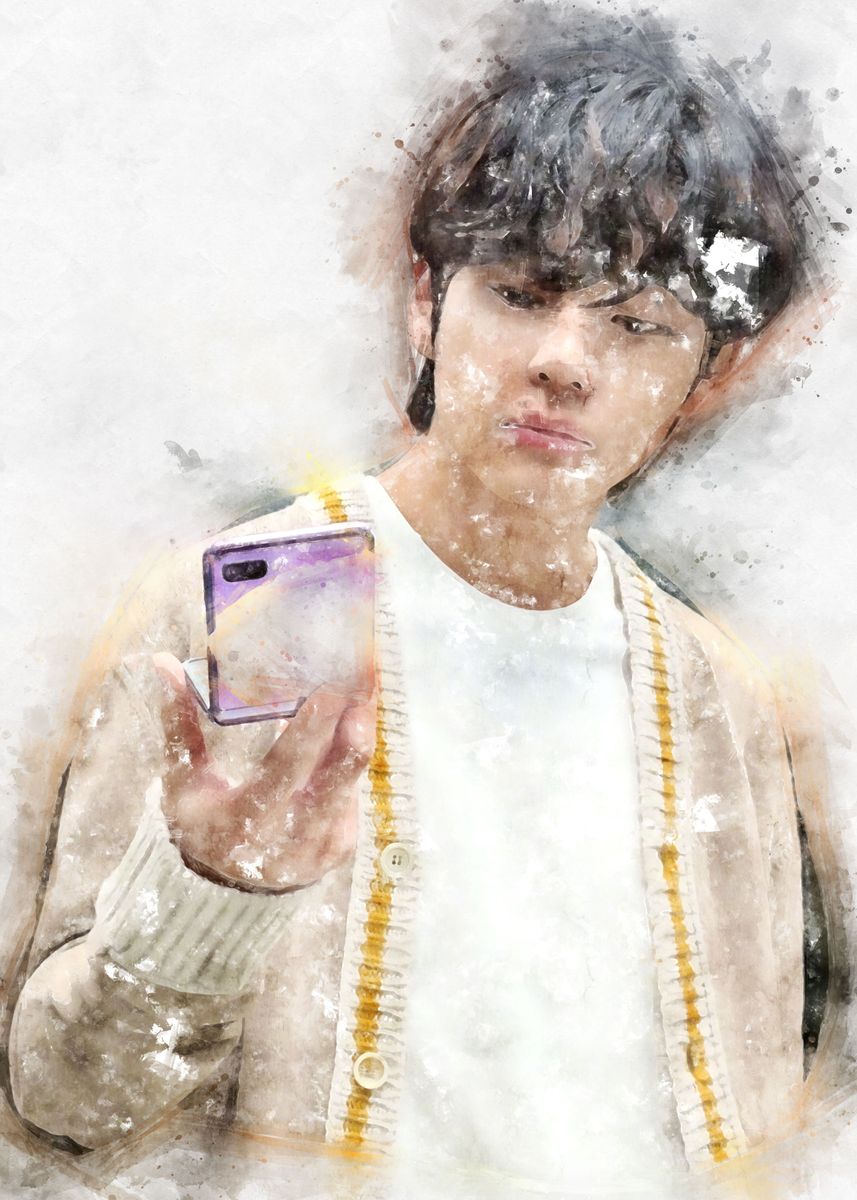 'BTS Kim Taehyung' Poster by Oregame Studio | Displate