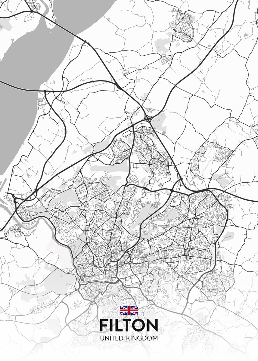 'Filton UK' Poster, picture, metal print, paint by IMR Designs | Displate