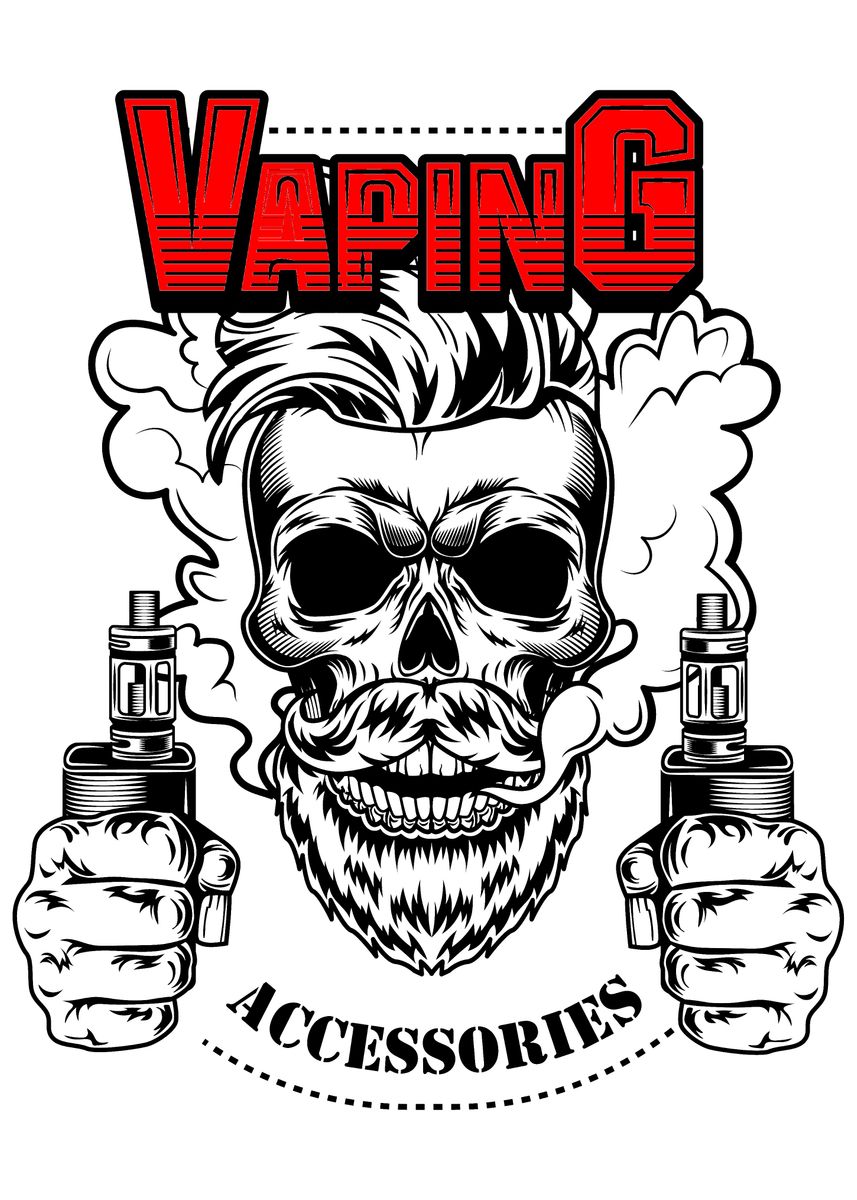 'Vaping' Poster, picture, metal print, paint by Motivation ManiaC ...