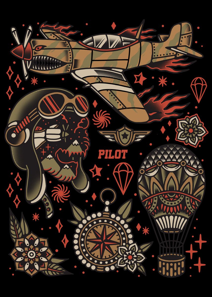 'Take Flight' Poster, picture, metal print, paint by TerpeneTom | Displate