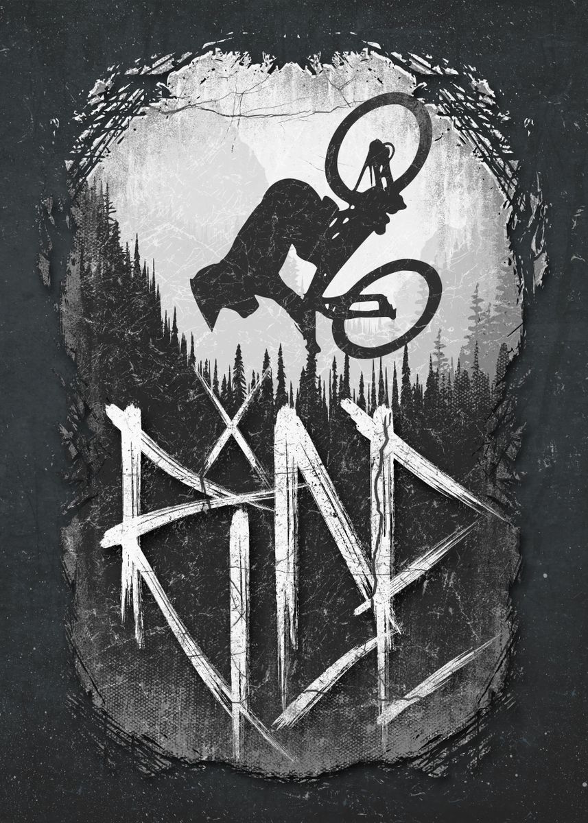 'Illuminating Gray Riders' Poster, picture, metal print, paint by Ilya ...