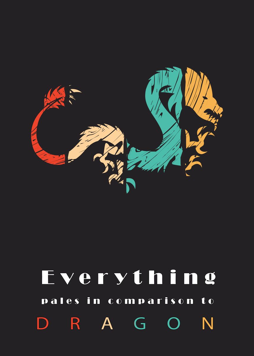'Dragon ' Poster by Aliyah Aubrey | Displate