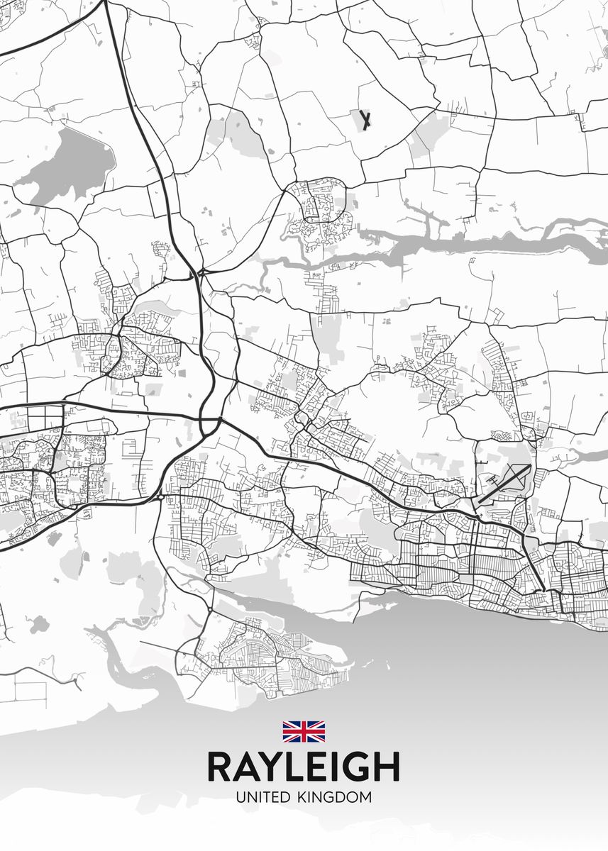 'Rayleigh UK' Poster, picture, metal print, paint by IMR Designs | Displate